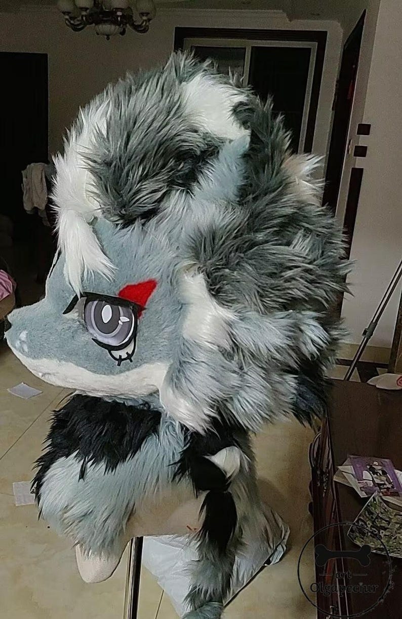 Smart Full fursuit,X-Wolf Fursuit Head, Fursuit Convention, Custom ...