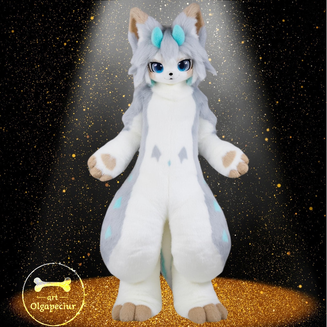 Cute Full Fursuit, Dragon Fursuit Head, Fursuit Convention, Custom ...