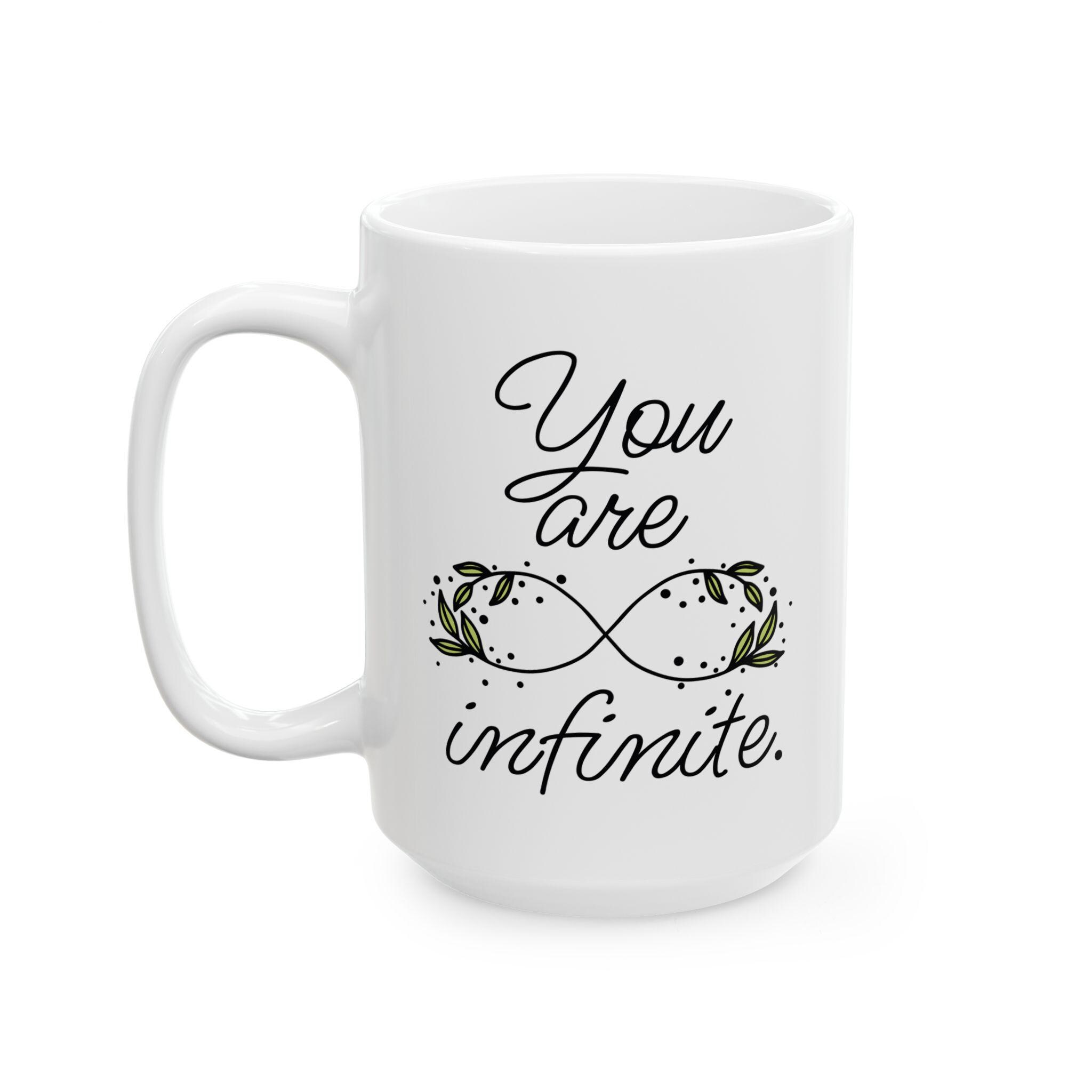 Infinity Sign Mug Infinite Wealth Affirmation Daily Infinity Symbol ...