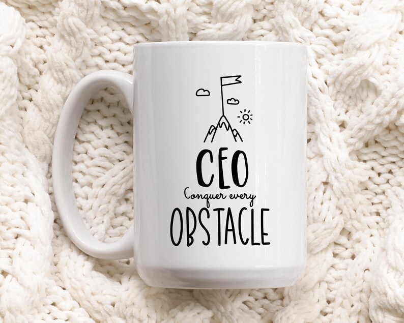 CEO Conquer Every Obstacle Mug Motivational Coffee Cup for ...