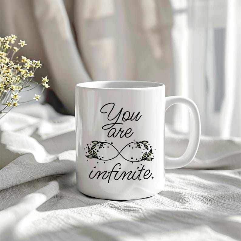Infinity Sign Mug Infinite Wealth Affirmation Daily Infinity Symbol ...
