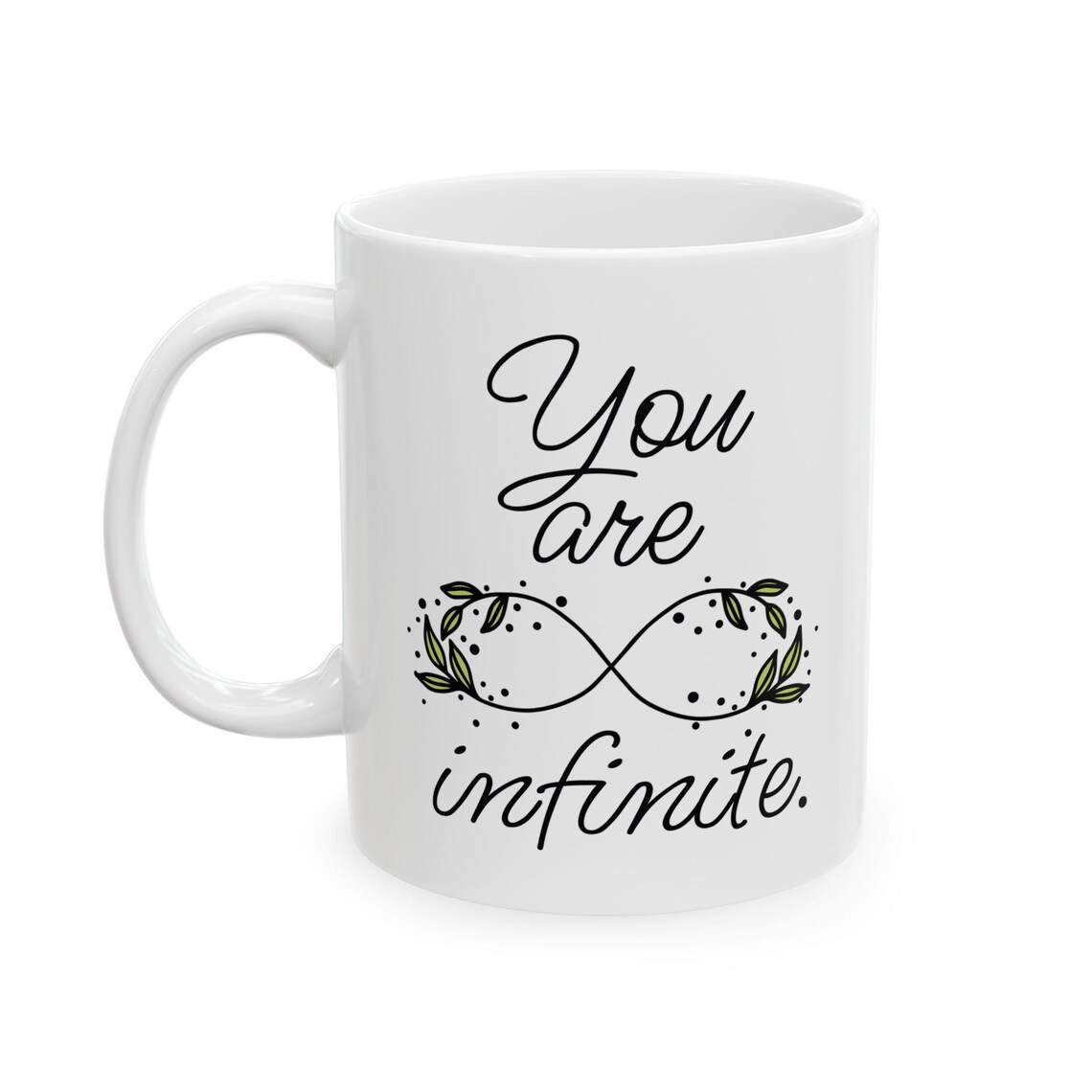 Infinity Sign Mug Infinite Wealth Affirmation Daily Infinity Symbol ...