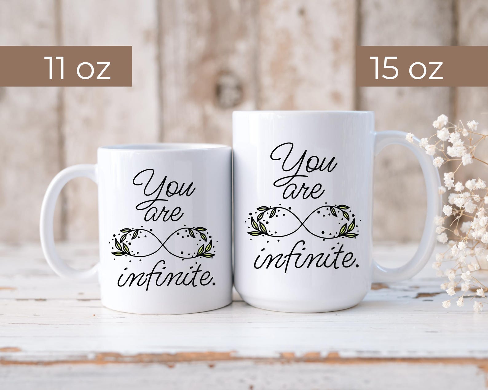 Infinity Sign Mug Infinite Wealth Affirmation Daily Infinity Symbol ...