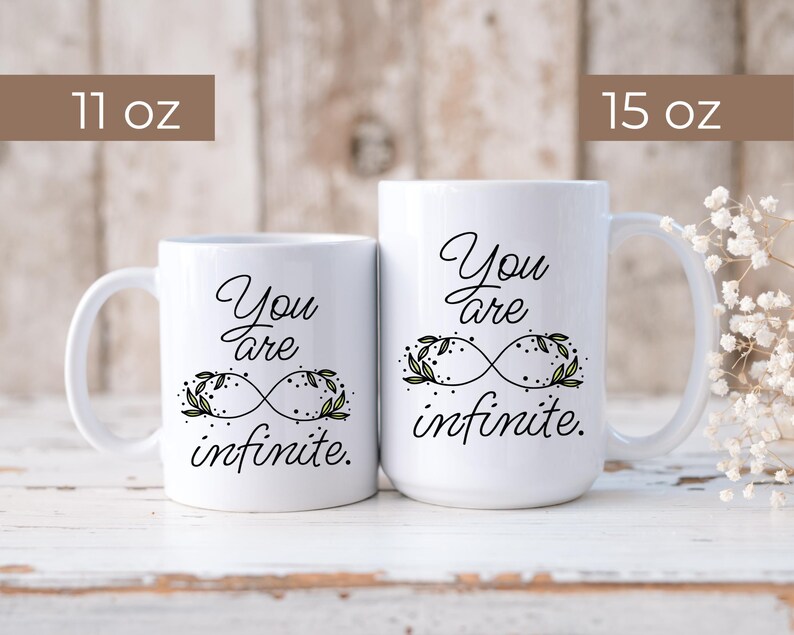 Infinity Sign Mug Infinite Wealth Affirmation Daily Infinity Symbol ...
