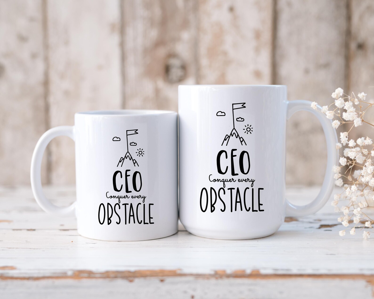 CEO Conquer Every Obstacle Mug Motivational Coffee Cup for ...
