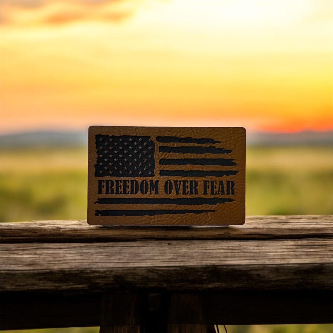 Pick a Patch Hat | Patch With Laser Engraved Tan Leatherette Applied to ...