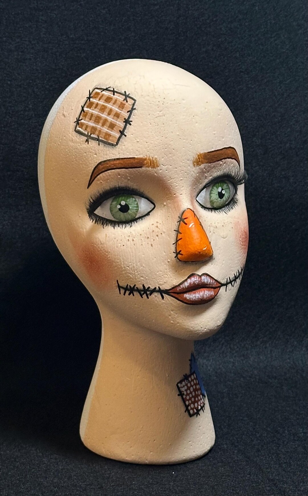 Scarecrow Mannequin Head - Etsy