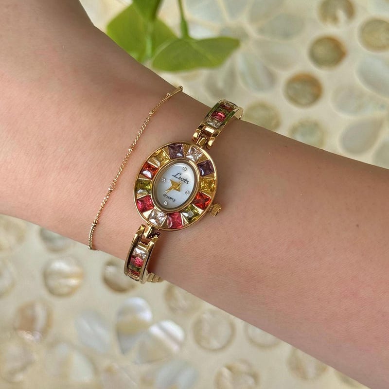 Gemstone Watch - Etsy