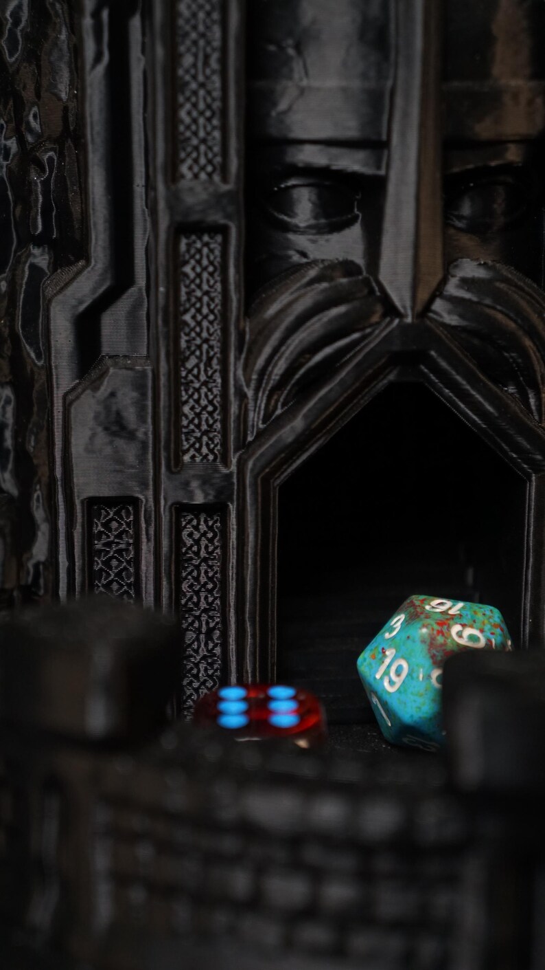 Dice Tower for Dnd | Dwarven Mountain Dice Tower - Etsy