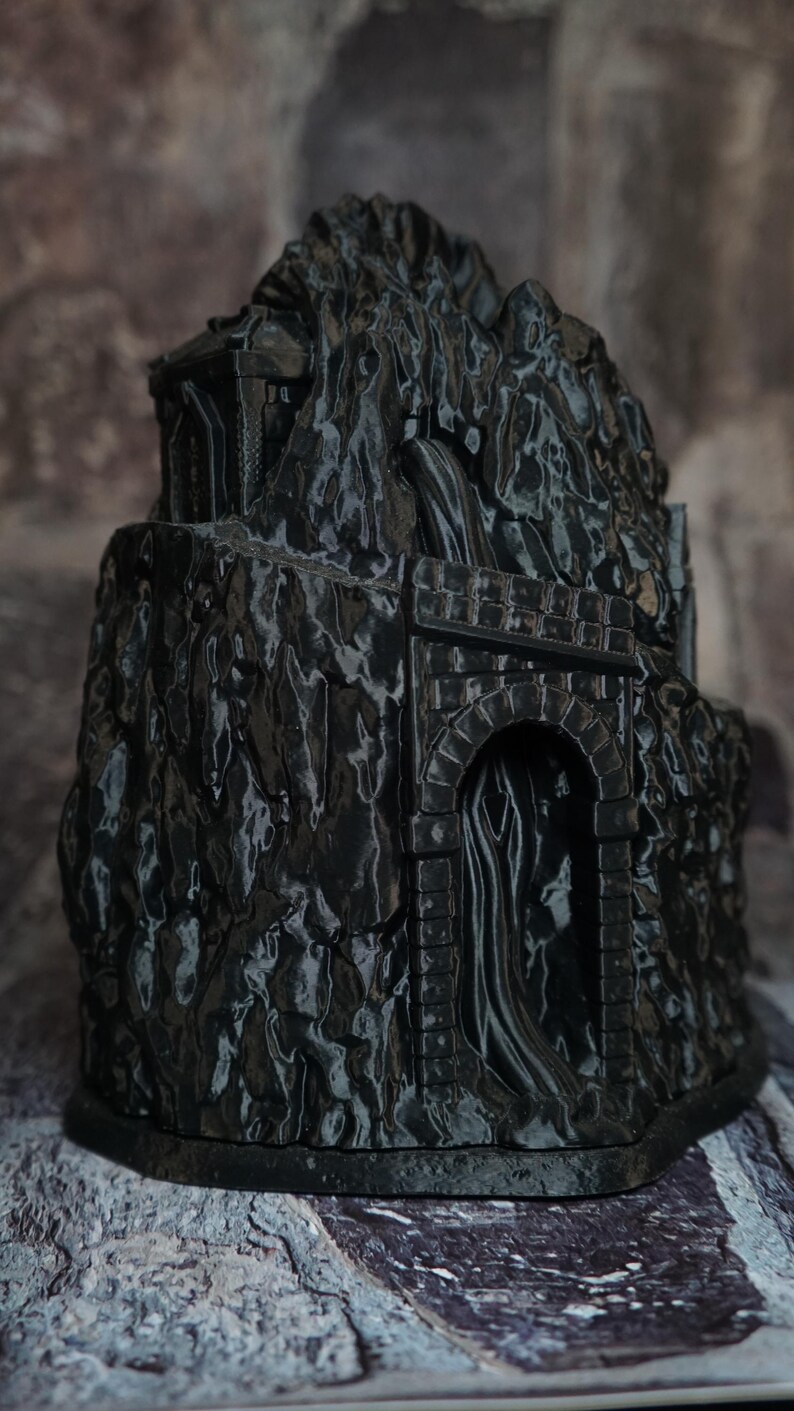 Dice Tower for Dnd | Dwarven Mountain Dice Tower - Etsy