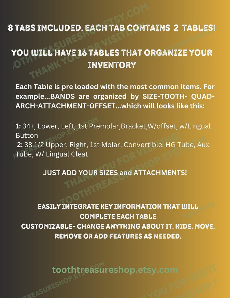 Orthodontic Tracking Sheets: Organize and Track All of Your Office ...