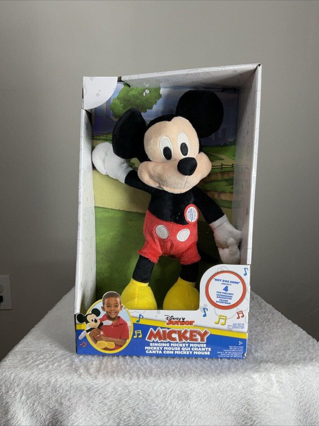 Disney Jr. Mickey Mouse Clubhouse Singing Mickey Hot Dog Song New Nib ...