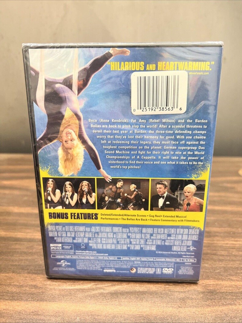 Pitch Perfect 2 DVD Anna Kendrick Brand New & Factory Sealed Rebel ...
