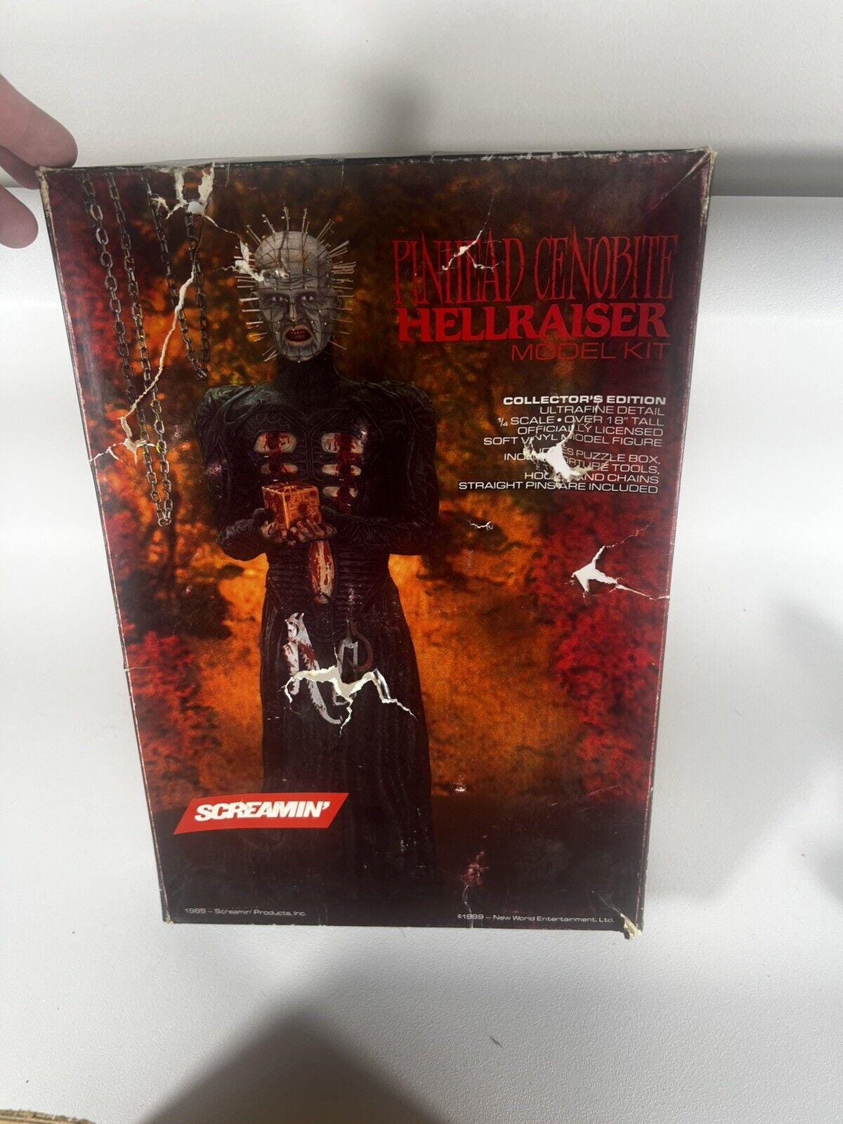 Hellraiser Pinhead Cenobite Model Kit Screamin' July 1989 H500P Horror ...