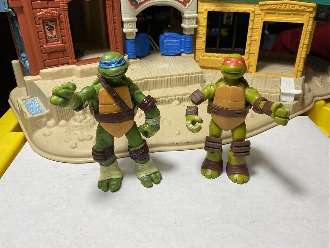 Viacom Playmates TMNT Teenage Mutant Ninja Turtles Action Figures 2012 ...