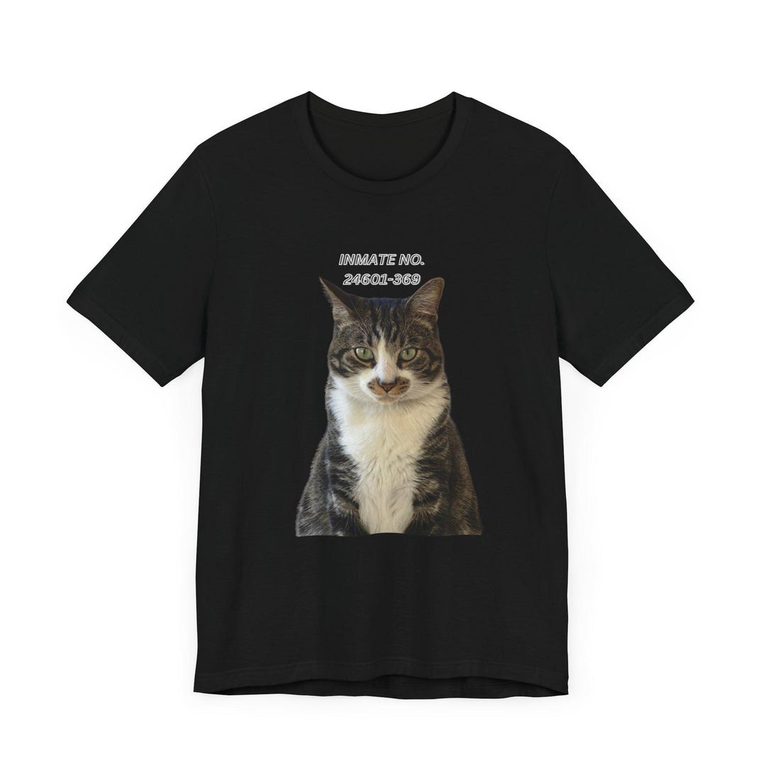 Inmate #24601-369 Cat T-shirt - Etsy