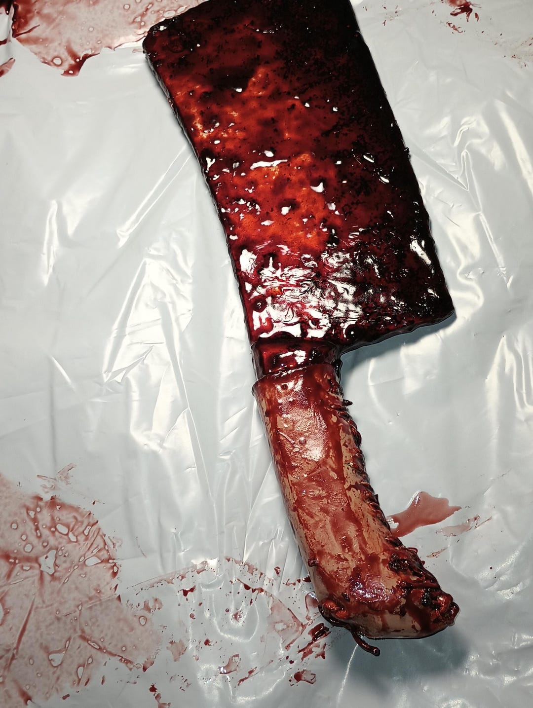 Bloodbath Foam Cleaver Halloween Cosplay Prop Death Halloween LARP ...