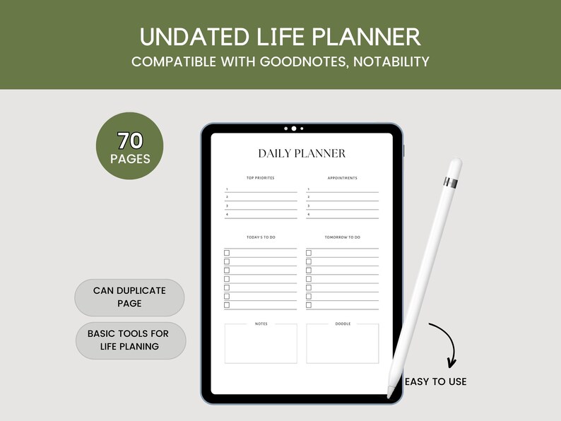 Life Planner Bundle Printable PDF Combo Bundle Personal Planner Bundle ...