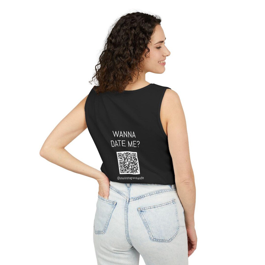 Wanna Date Me QR Code Shirt Unisex Color Black NYC - Etsy