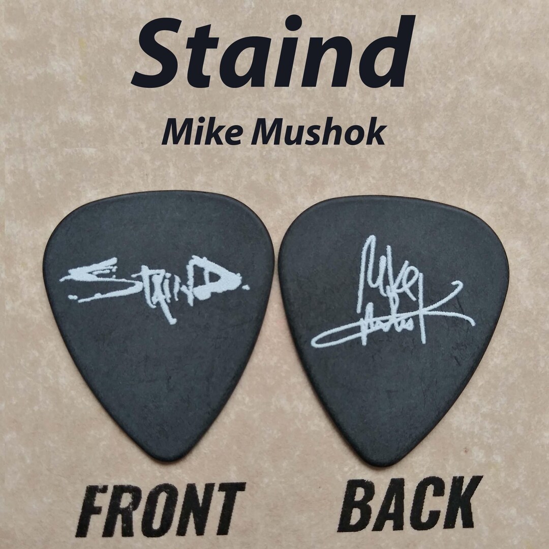 Staind Classic Rock Signature Guitar Pick (6289) - Etsy