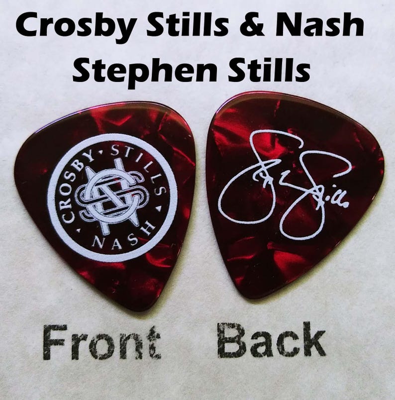 Classic Rock Band Signature Guitar Pick (E8) - Etsy