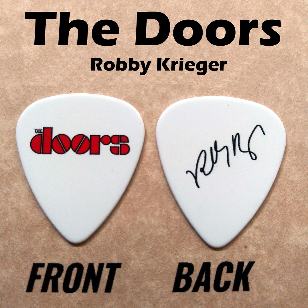 The Doors Classic Rock Band Robby K Signature Guitar Pick (F9) - Etsy
