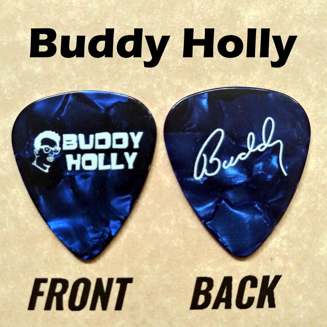 Buddy Holly Classic Rock Band Guitar Pick (H16) - Etsy