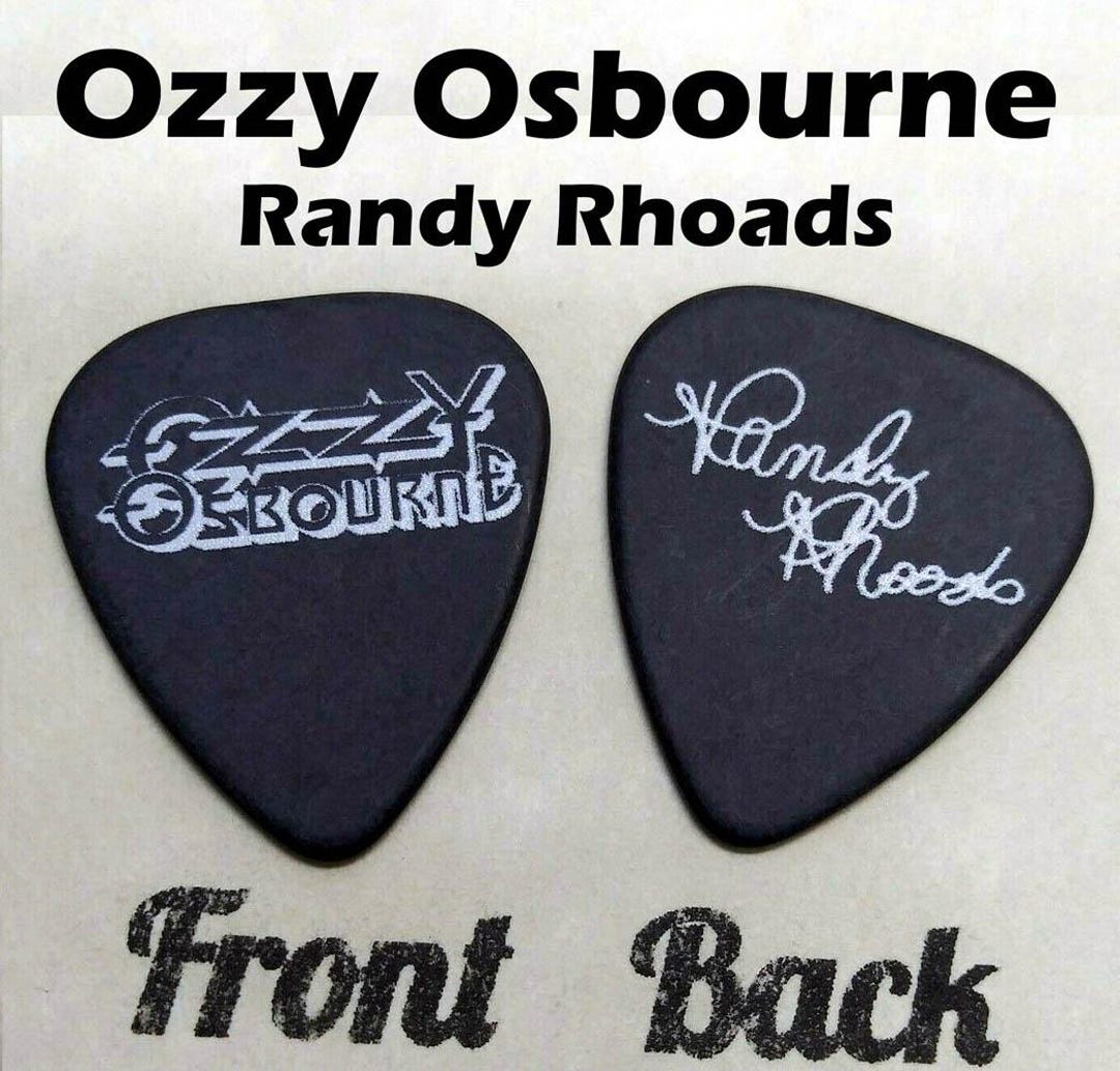 Ozzy Randy Rhoads Classic Rock Band Signature Guitar Pick (2315) - Etsy