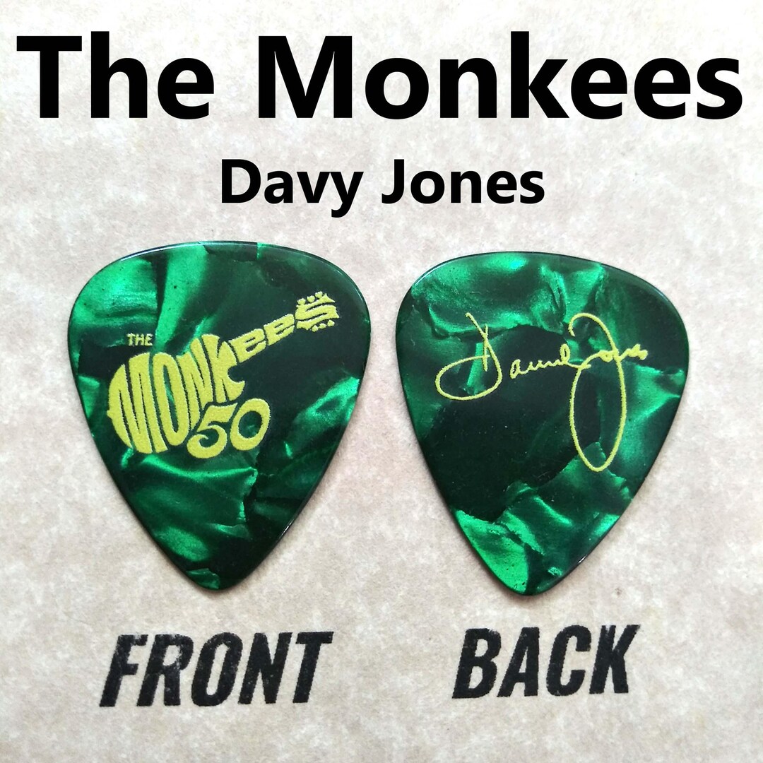 The Monkees Classic Rock Band Signature Guitar Pick (K18) - Etsy