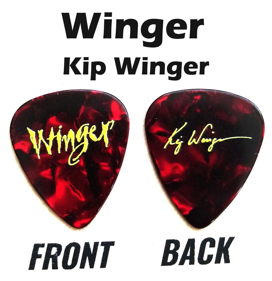 Winger Classic Rock Band Artist Signature Guitar Pick (S3) - Etsy