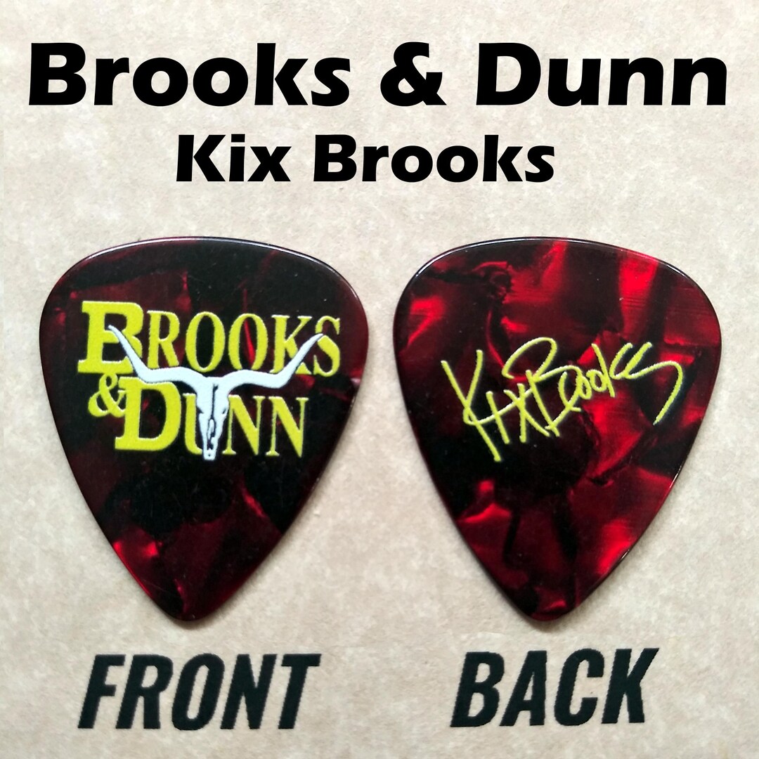 Brooks & Dunn Classic Country Band Artist Dunn Signature Guitar Pick ...