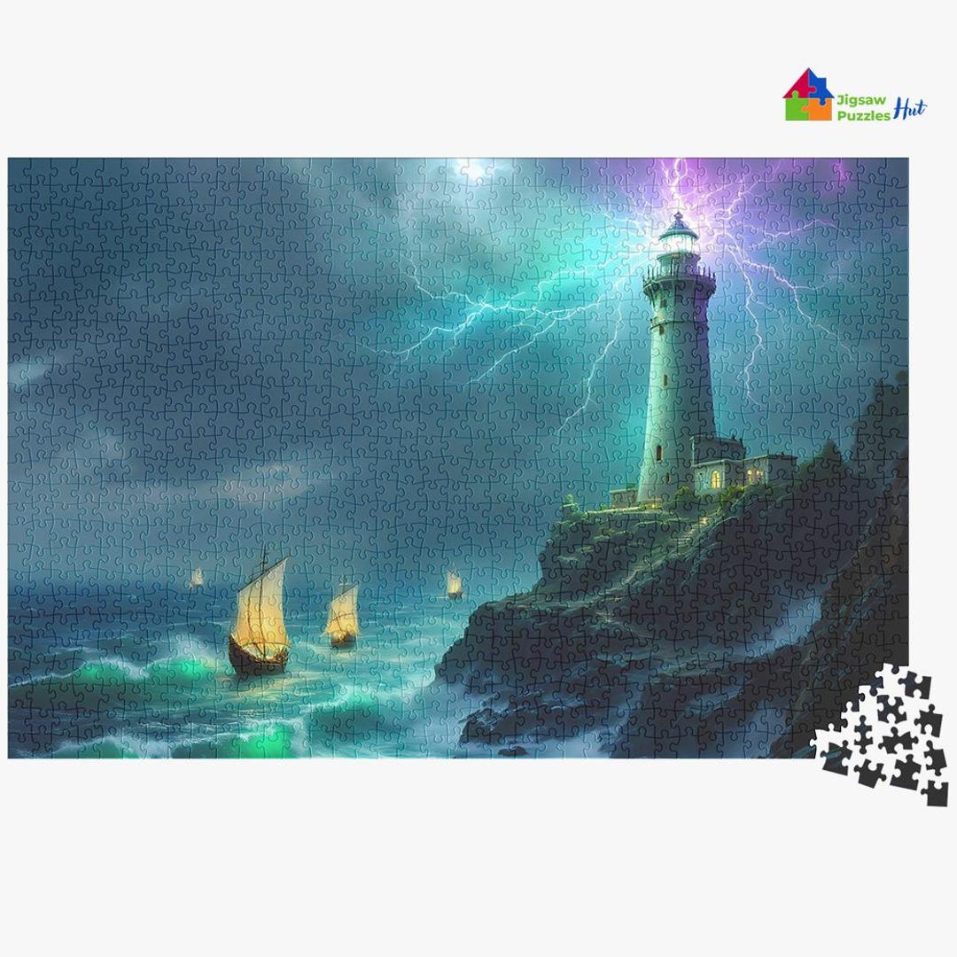 The Enchanted Lighthouse Jigsaw Puzzle - 1000 Piece Jigsaw Puzzle for ...