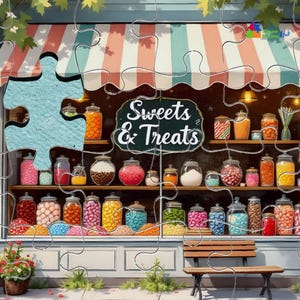Classic Sweets Shop Jigsaw Puzzle - 1000 Piece Jigsaw Puzzle for Adults ...
