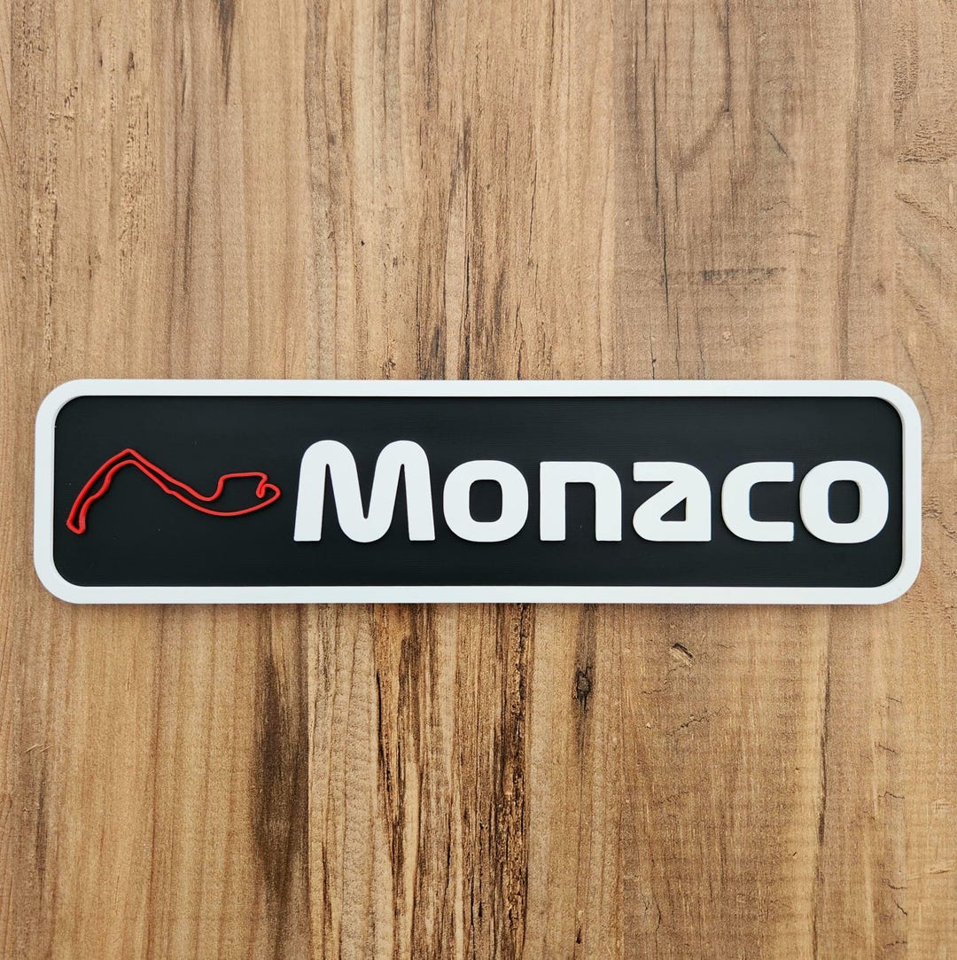 F1 Track Sign: Formula 1 Racing Decor - Silverstone, Monaco, Monza ...