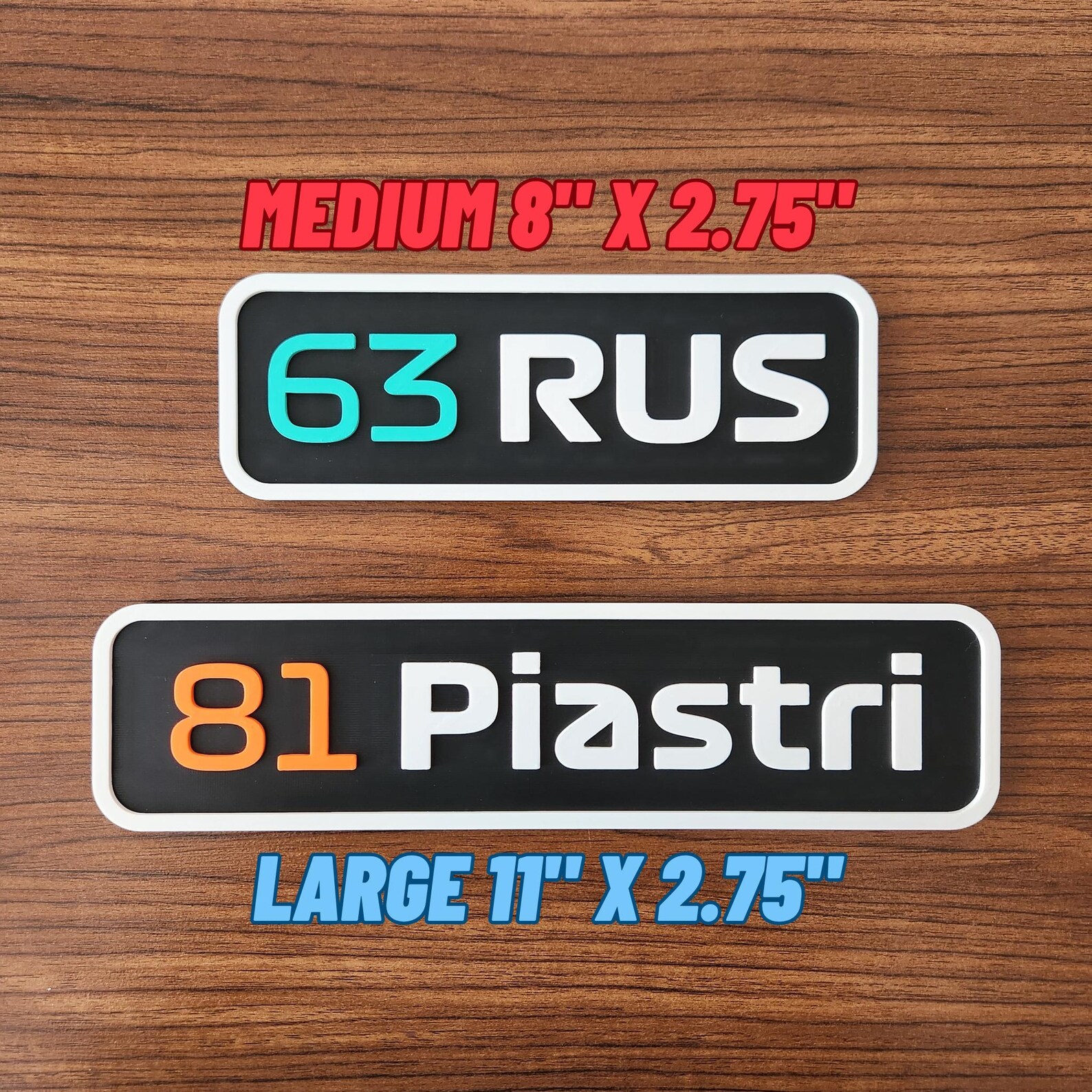 Personalized F1 Style Name Plate, Custom Racing Decor, Formula One ...