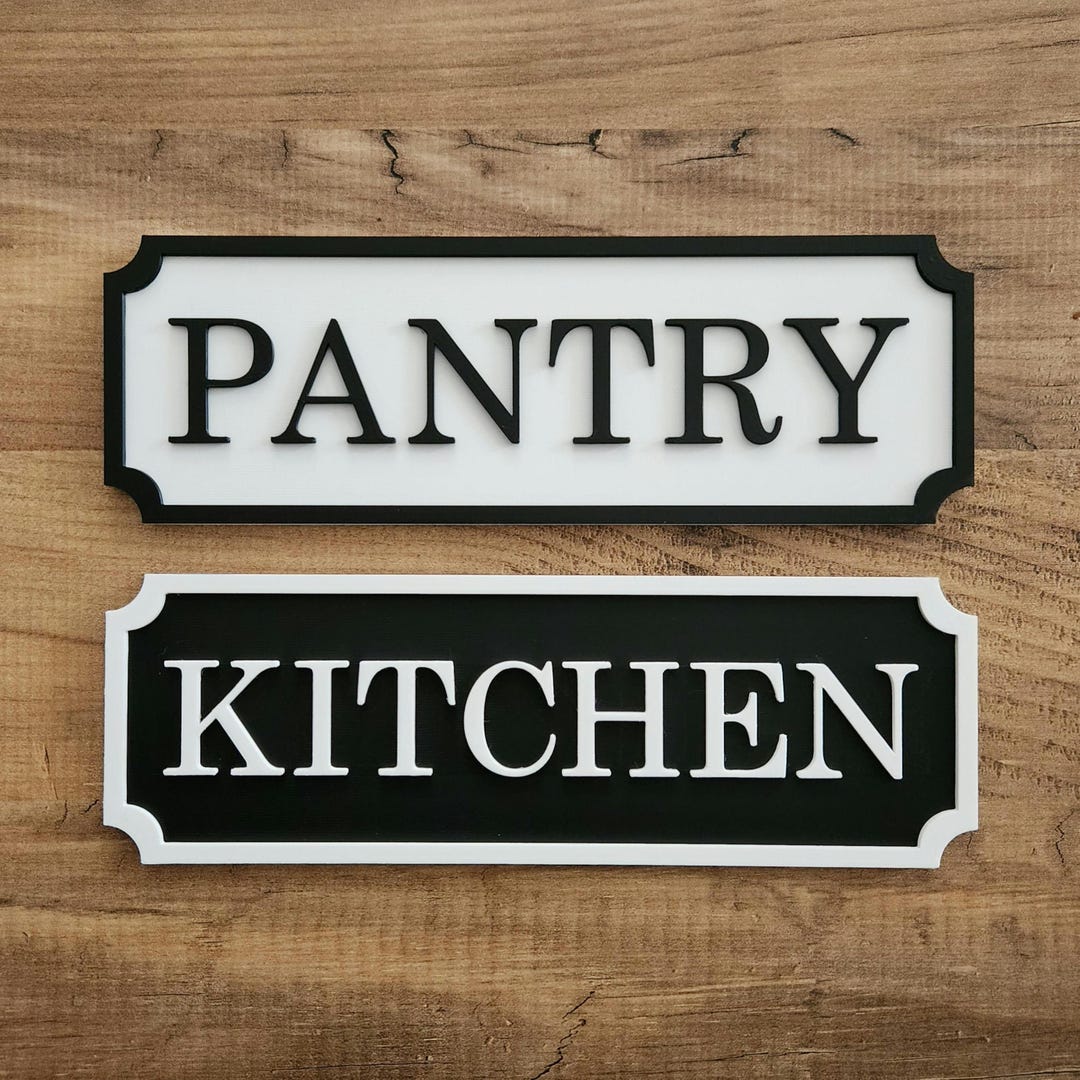 Pantry Sign Kitchen Sign Kitchen Plaque Pantry Wall Art Farmhouse ...
