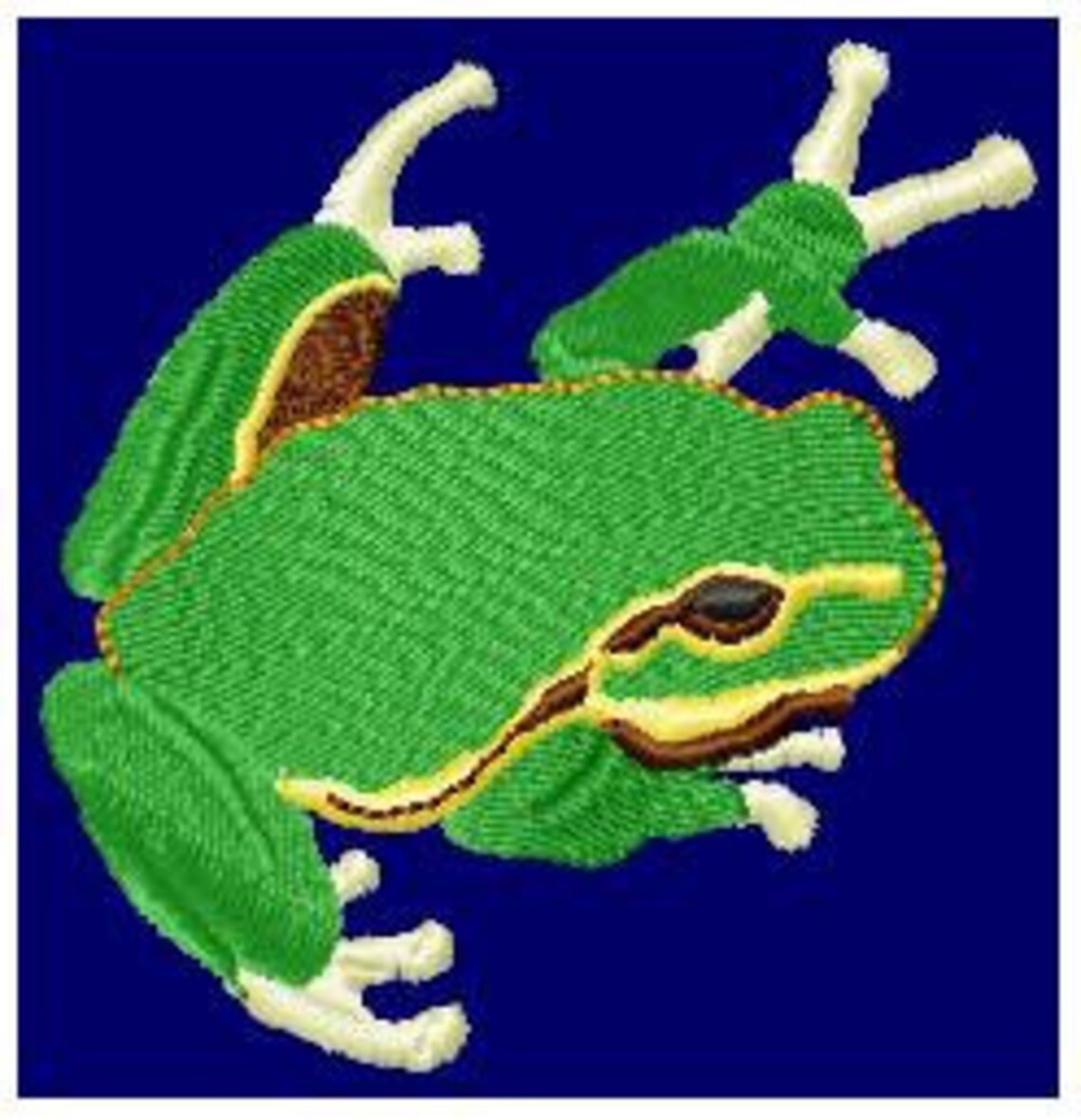 Tree Frog Machine Embroidery Design PES Format Download - Etsy