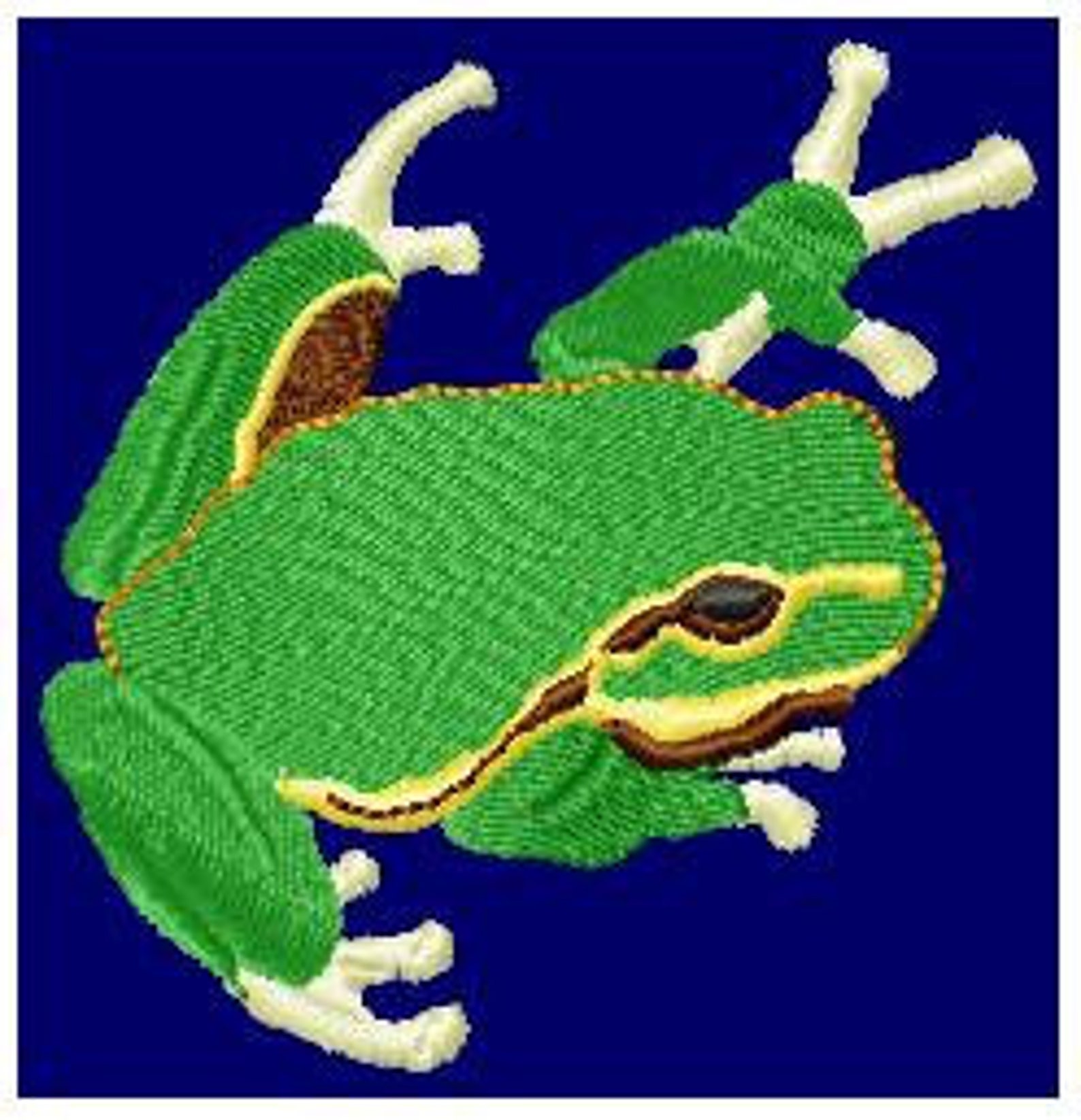 Tree Frog Machine Embroidery Design PES Format Download - Etsy