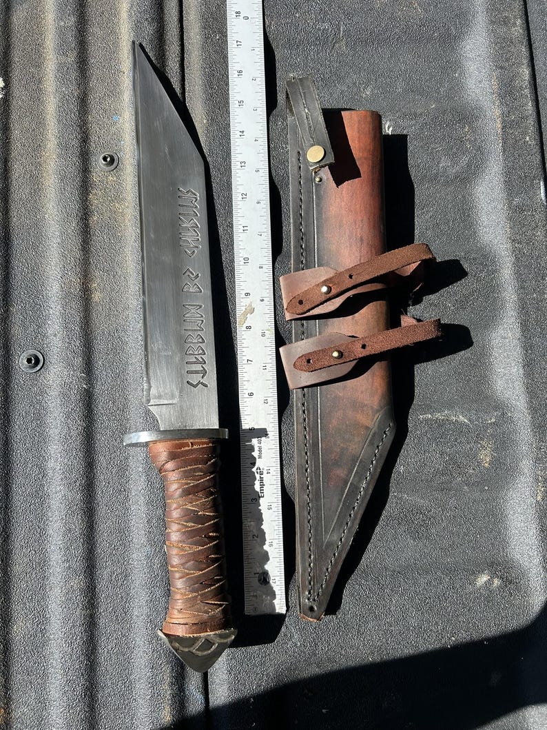 Viking Style Long Knife. - Etsy