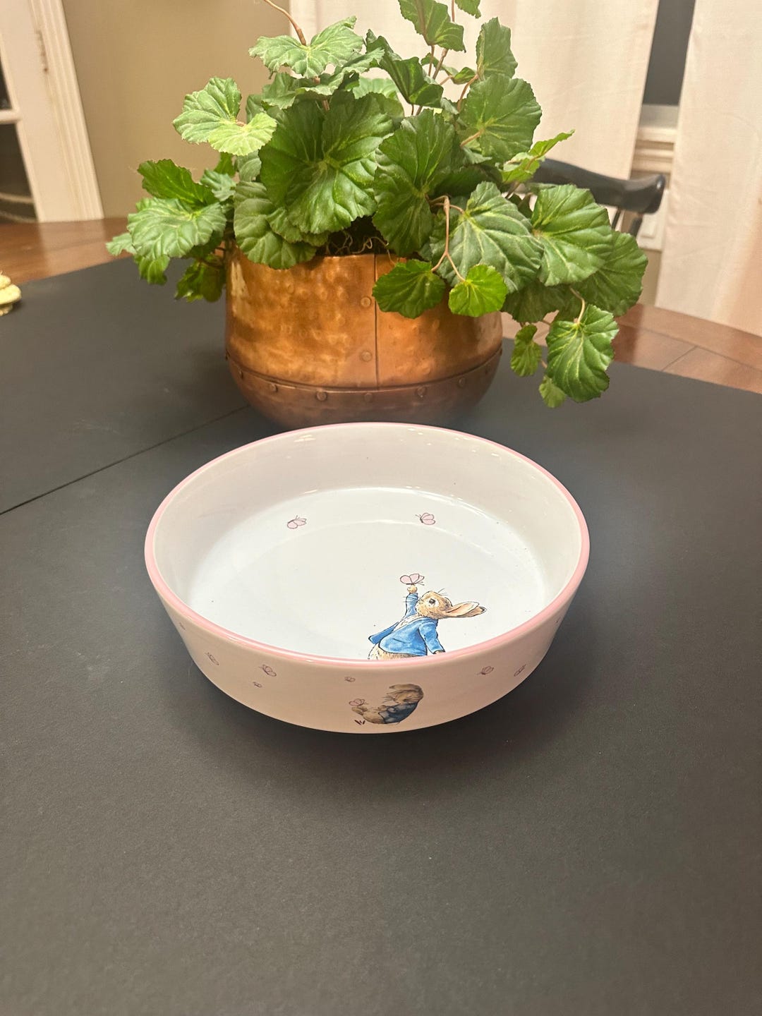 Darling Beatrix Potter Peter Rabbit Ceramic Round Baker, Casserole Dish ...