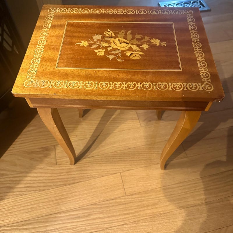 Italian Inlaid Table - Etsy