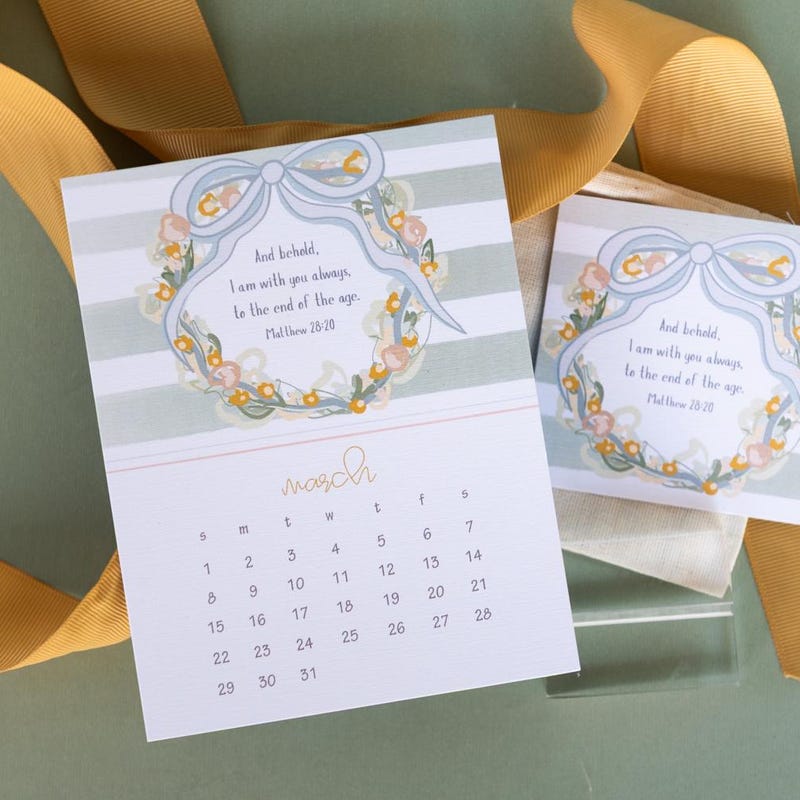 Bible Desktop Calendar - Etsy