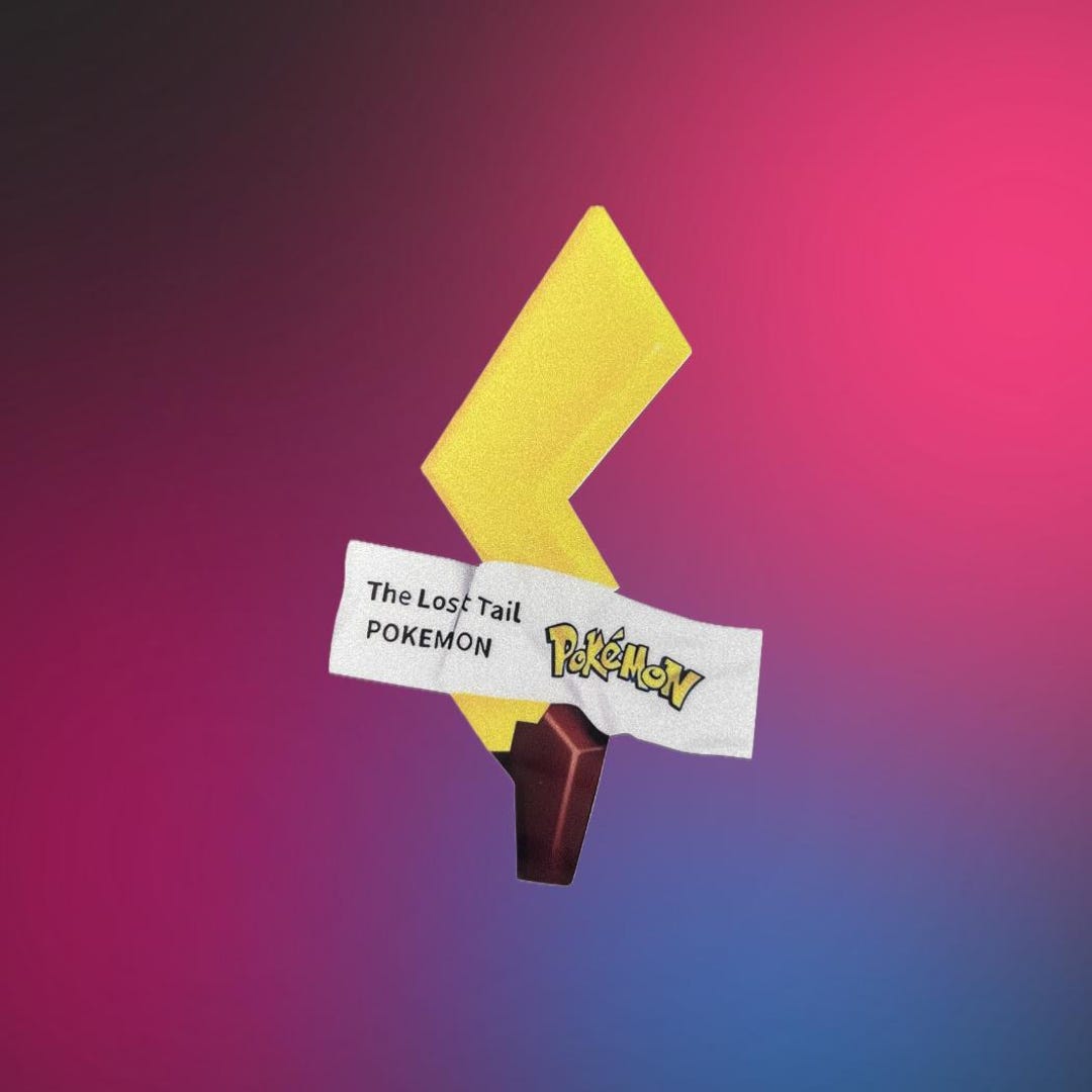 Pokémon Pikachu Tail Pokemon Stickers,pokémon Go Anime Game Sticker ...