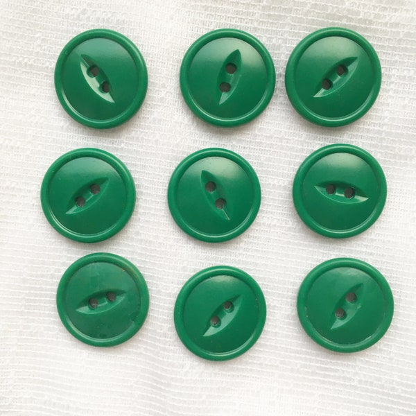 Green Buttons - Etsy