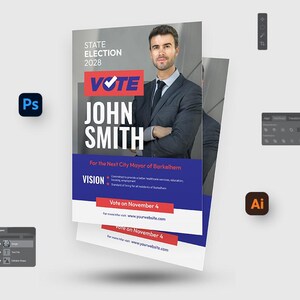 Canva Editable Election Candidate Flyer Template Political Voting ...