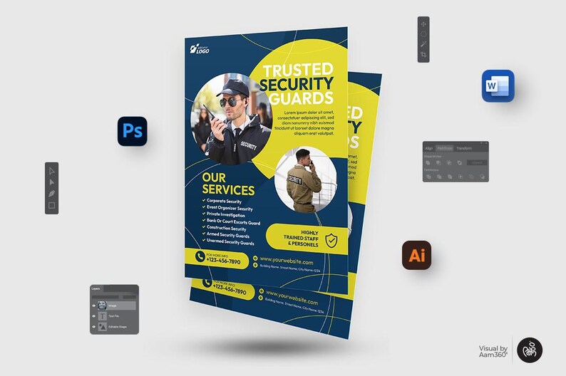 Securityservice Flyer Template Bodyguard Flyer Template Safety ...