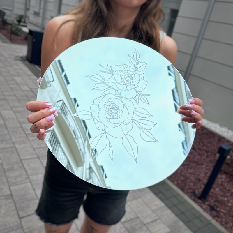 Engraved Mirror - Etsy UK