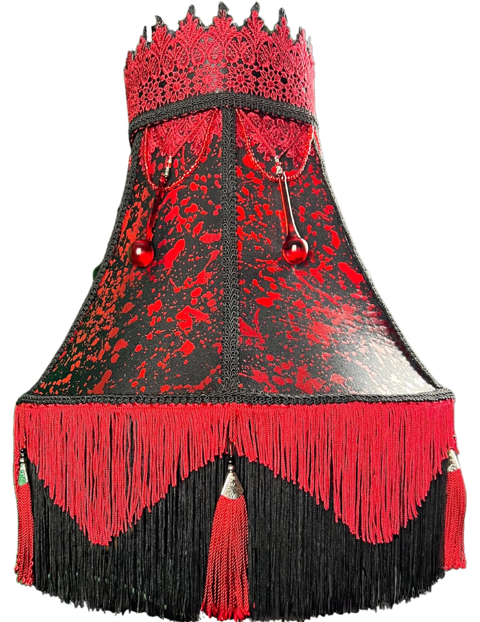 Gothic Vampiric Victorian Blooddrop Lampshade Elegance - Etsy