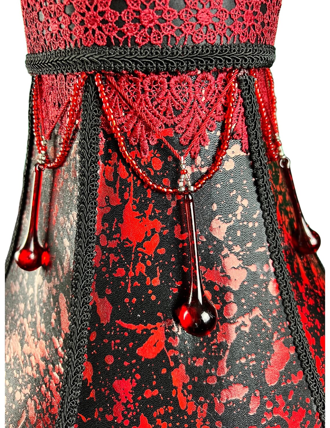 Gothic Vampiric Victorian Blooddrop Lampshade Elegance - Etsy
