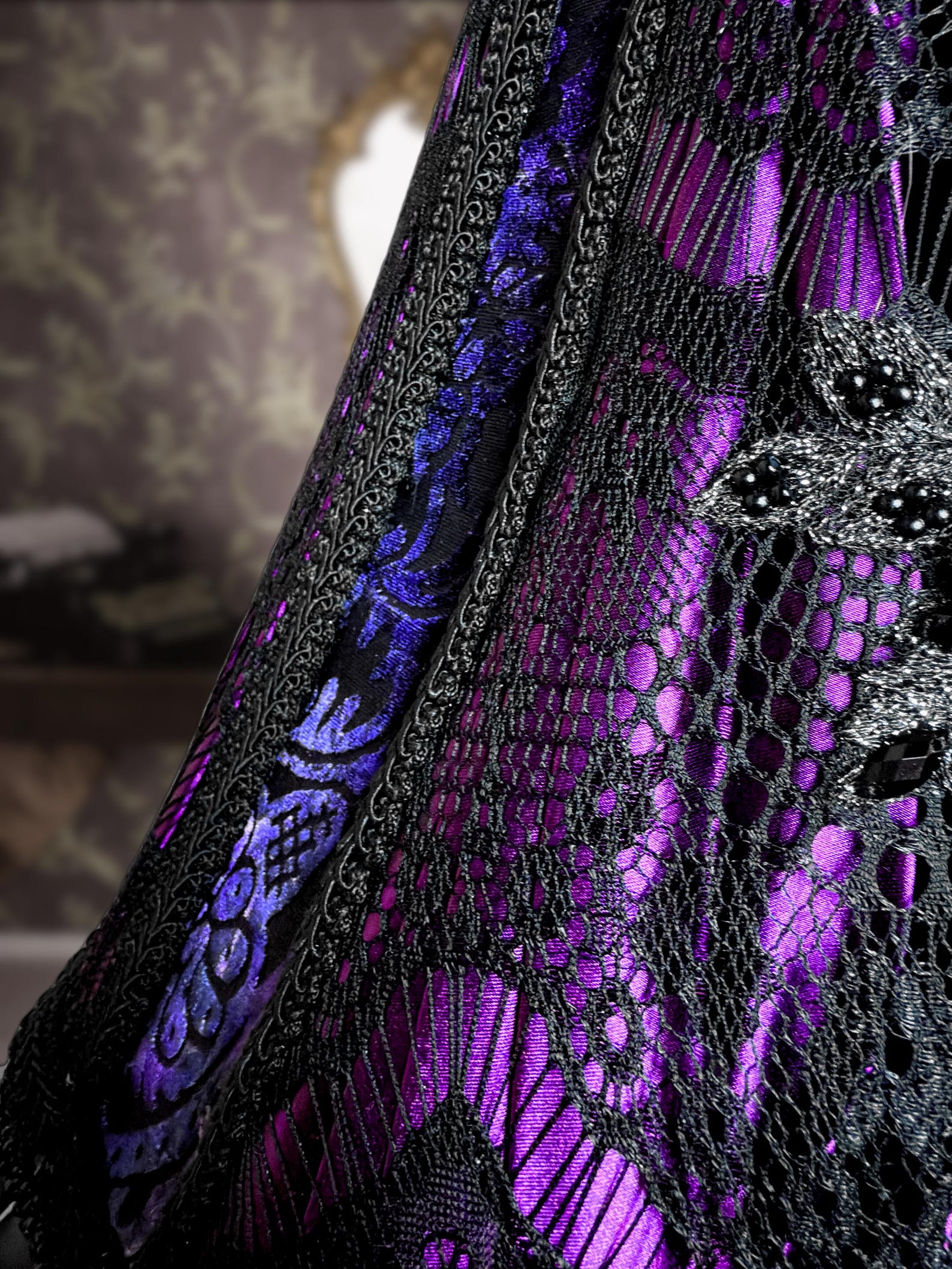 Royal Purple Victorian Boudoir Luxury Romantic Lampshade - Etsy